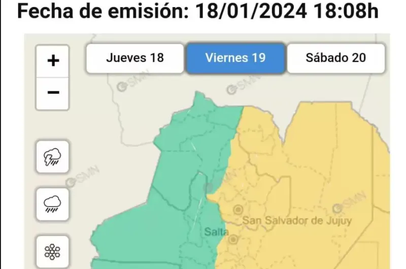 Renovaron el alerta por fuertes tormentas para Jujuy :: Diario Pregon ... Renovaron el alerta por fuertes tormentas para Jujuy :: Diario Pregon ...